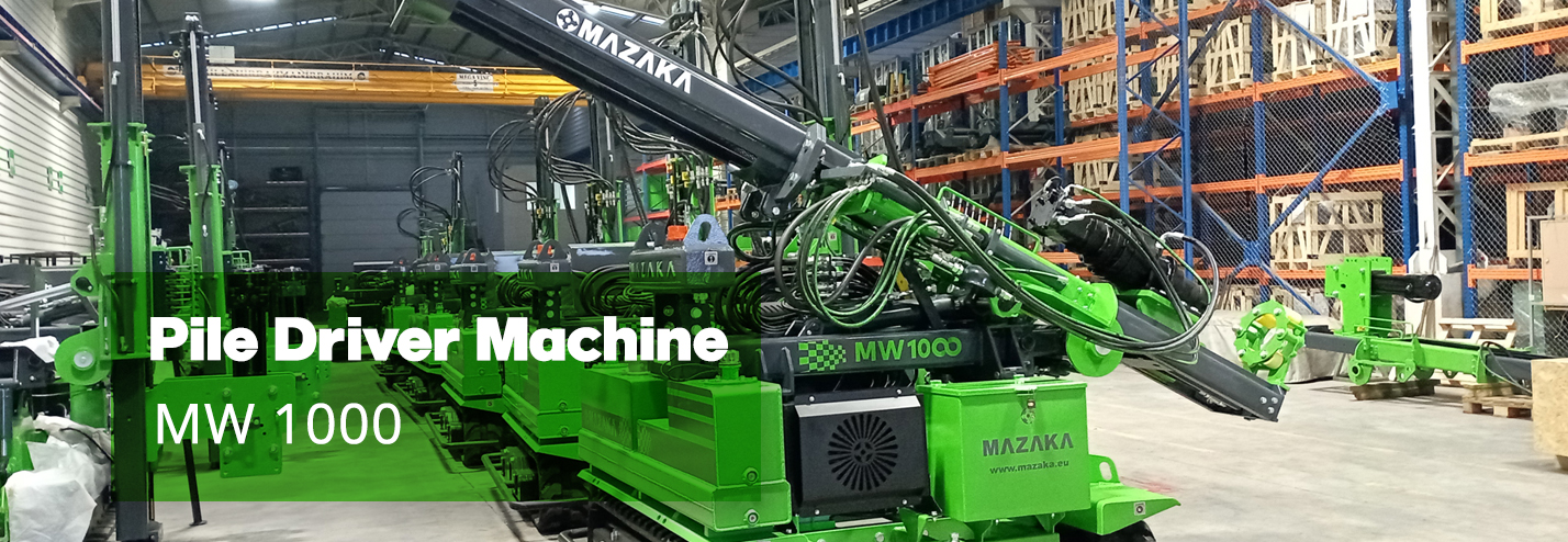 Solar Pile Driver Machine Mazaka Heavy Industry